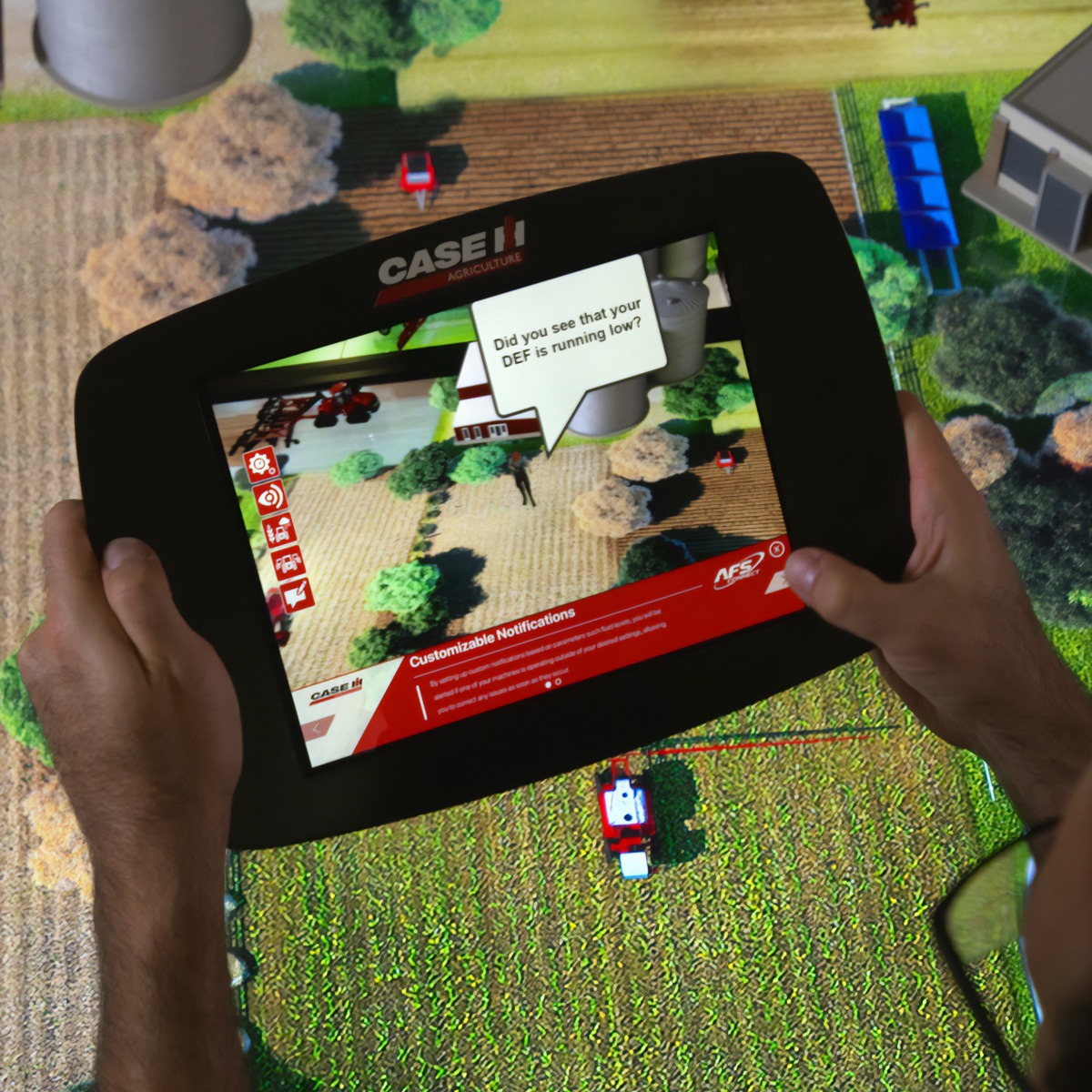 CASE Augumented Reality Table - FAST EFFECT